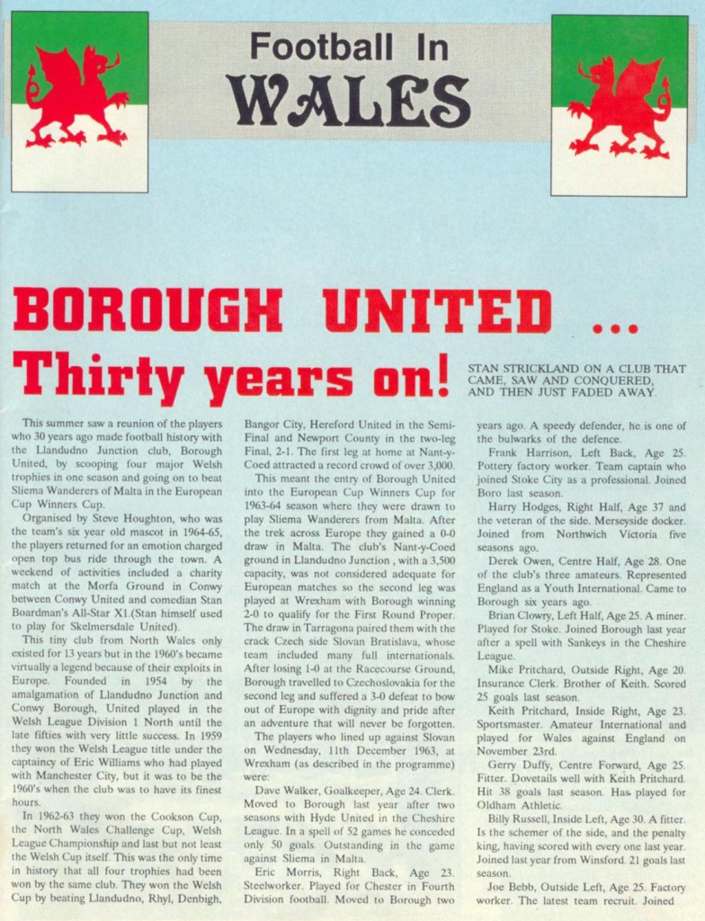 Borough United - soccerscrapbook